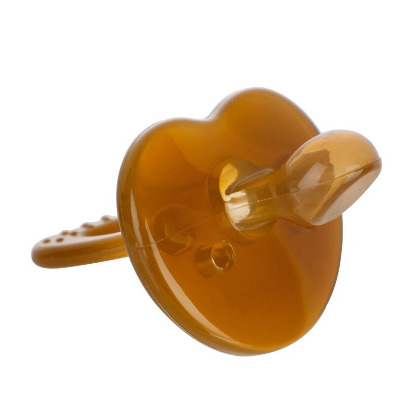 Silicone Dummy Pacifier - Amber (3 months+)